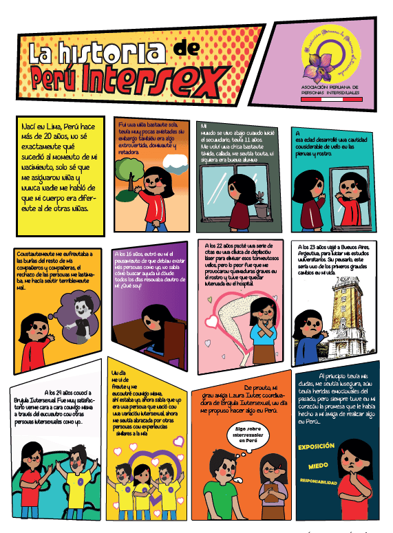 La Historia de Perú Intersex, Presentación de Comic – Cuarto ...